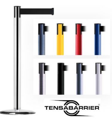 Retractable Belt Barriers & Tensa Barriers from £45 at Barrier2Go