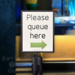 Retractable Barrier Sign Frames | Barrier 2 Go